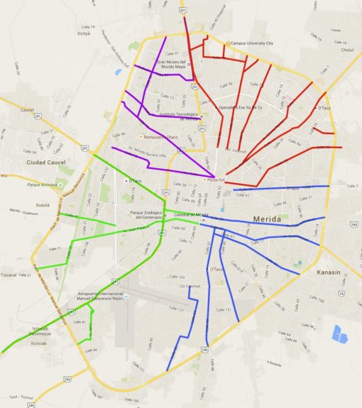 Lista de Todas las Colonias de Mérida - meridadeyucatan.com